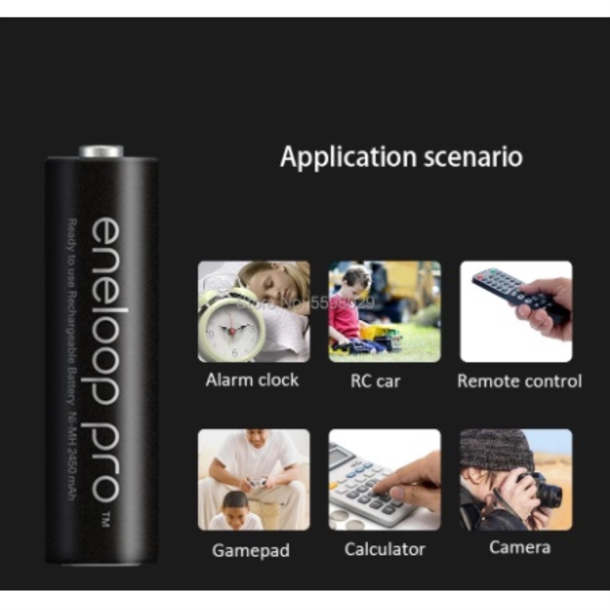 panasonic Eneloop Pro AAA battery 950mAh 1.2v ni-mh camera razor ...