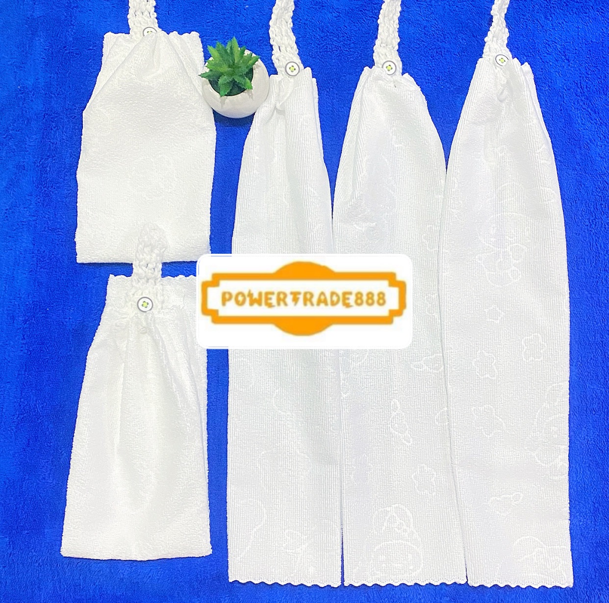 Microfiber Crochet Ref Towel with Buttons White | Lazada PH