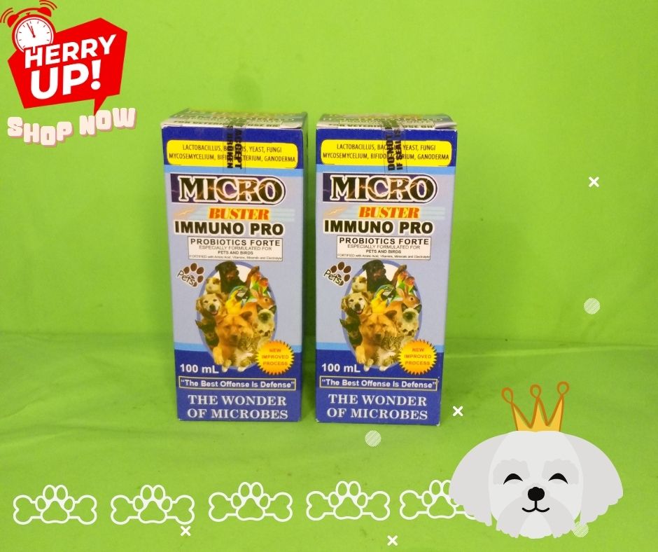 Micro Buster Immuno Pro (Probiotics Forte)100ml with 1 Free Syringe ...