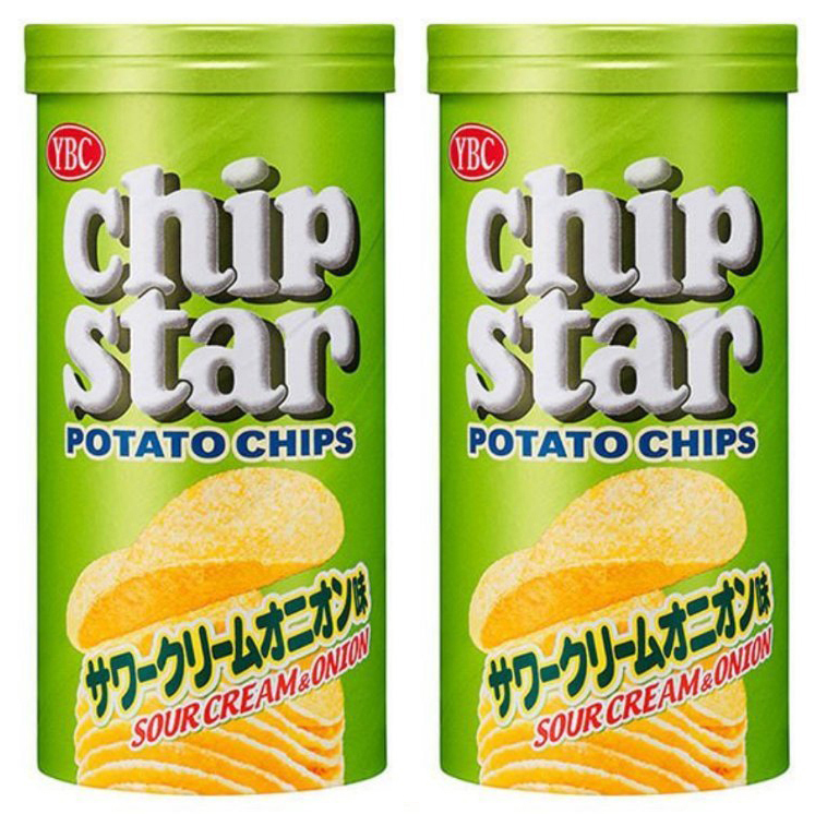 Japan YBC Chip Star Potato Chips - SOUR CREAM & ONION (2 x 50g) | Lazada PH