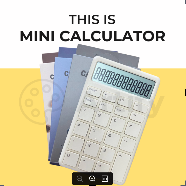 Joy Mini Calculator Small Calculator Pocket Calculator Chocolate Themed ...