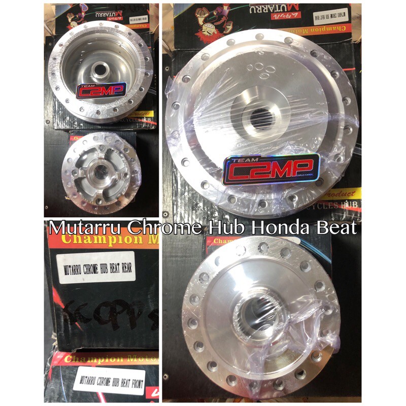 ( UPSCALE ) Mutarru Chrome Hub Honda Beat Click | Lazada PH