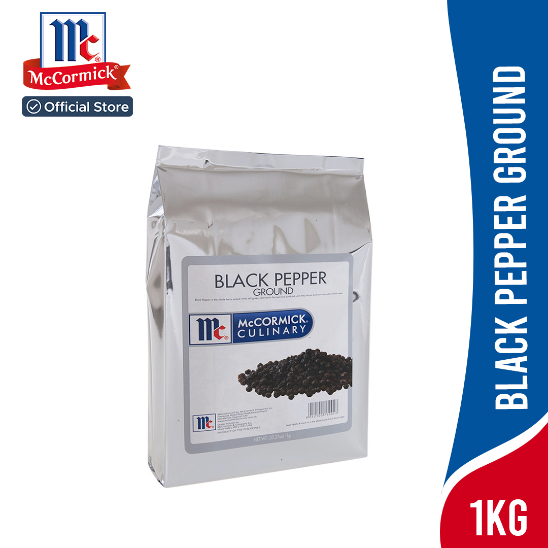 McCormick Black Pepper Ground 1kg | Lazada PH