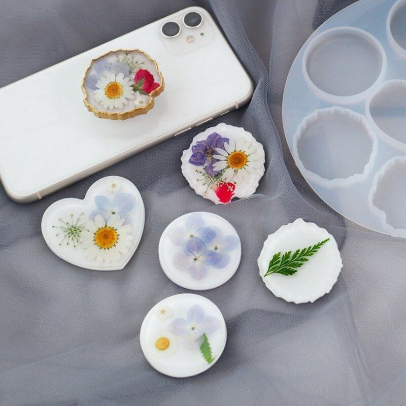 MR DIY pop socket silicone molder, phone grip epoxy resin molder ...