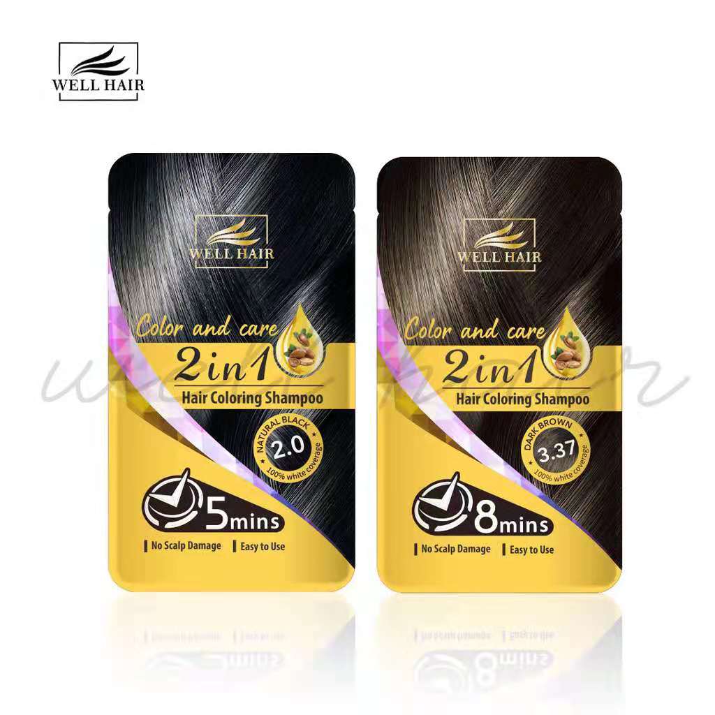 Well Hair Colored Hair Shampoo Black Hair Color White Hair Turns To ...