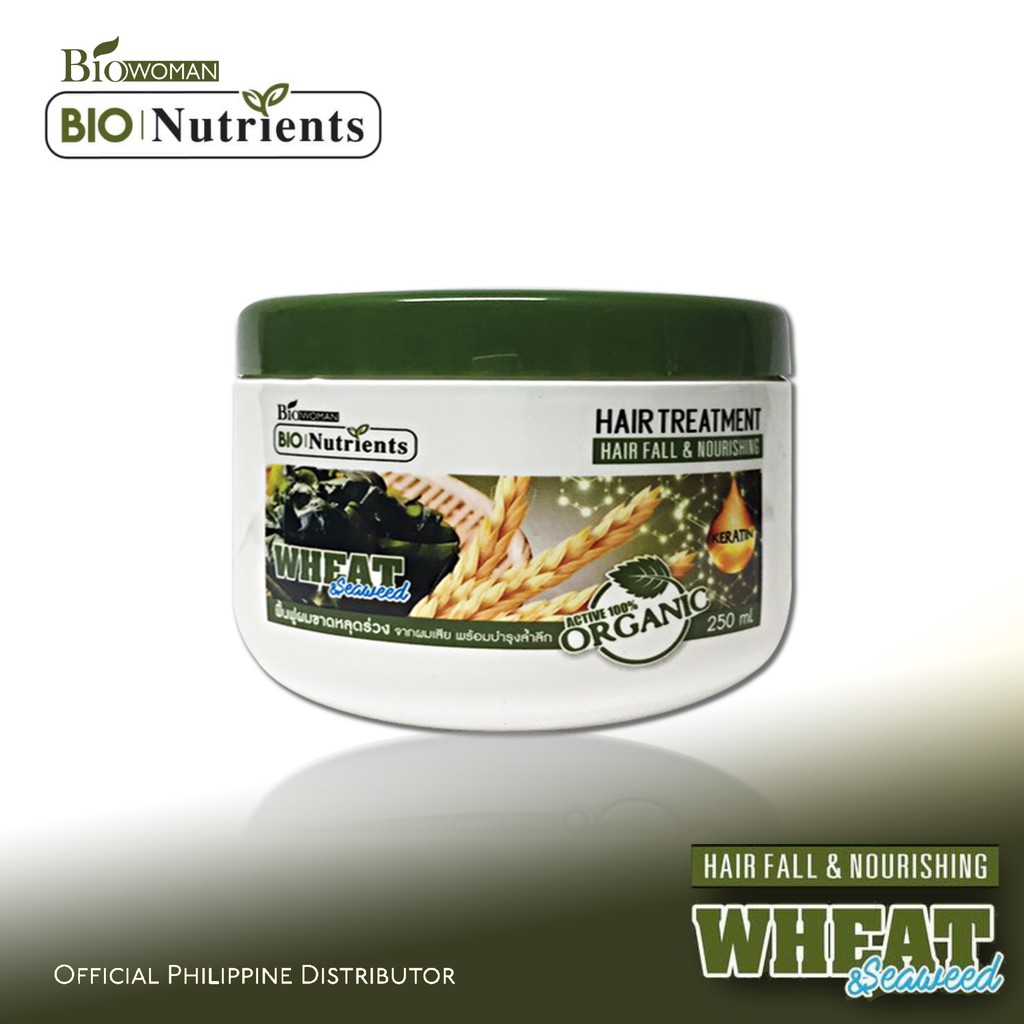 Biowoman Bio-Nutrients Hair Treatment 250ML- Wheat - Seaweed - Reduce ...