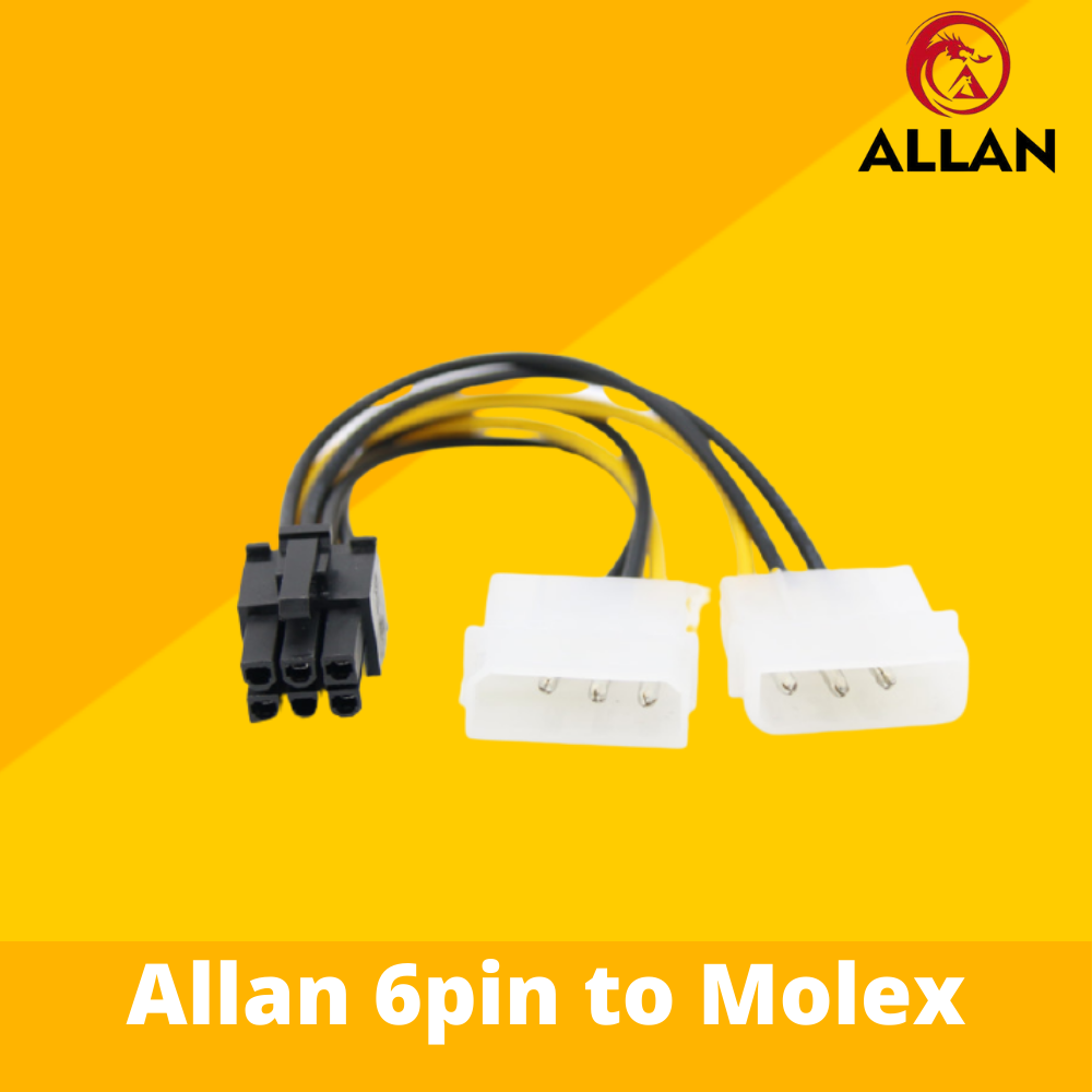 Dual 4P to 6P graphics power supply line 4PIN to 6PIN 4P to 6P 1 point ...
