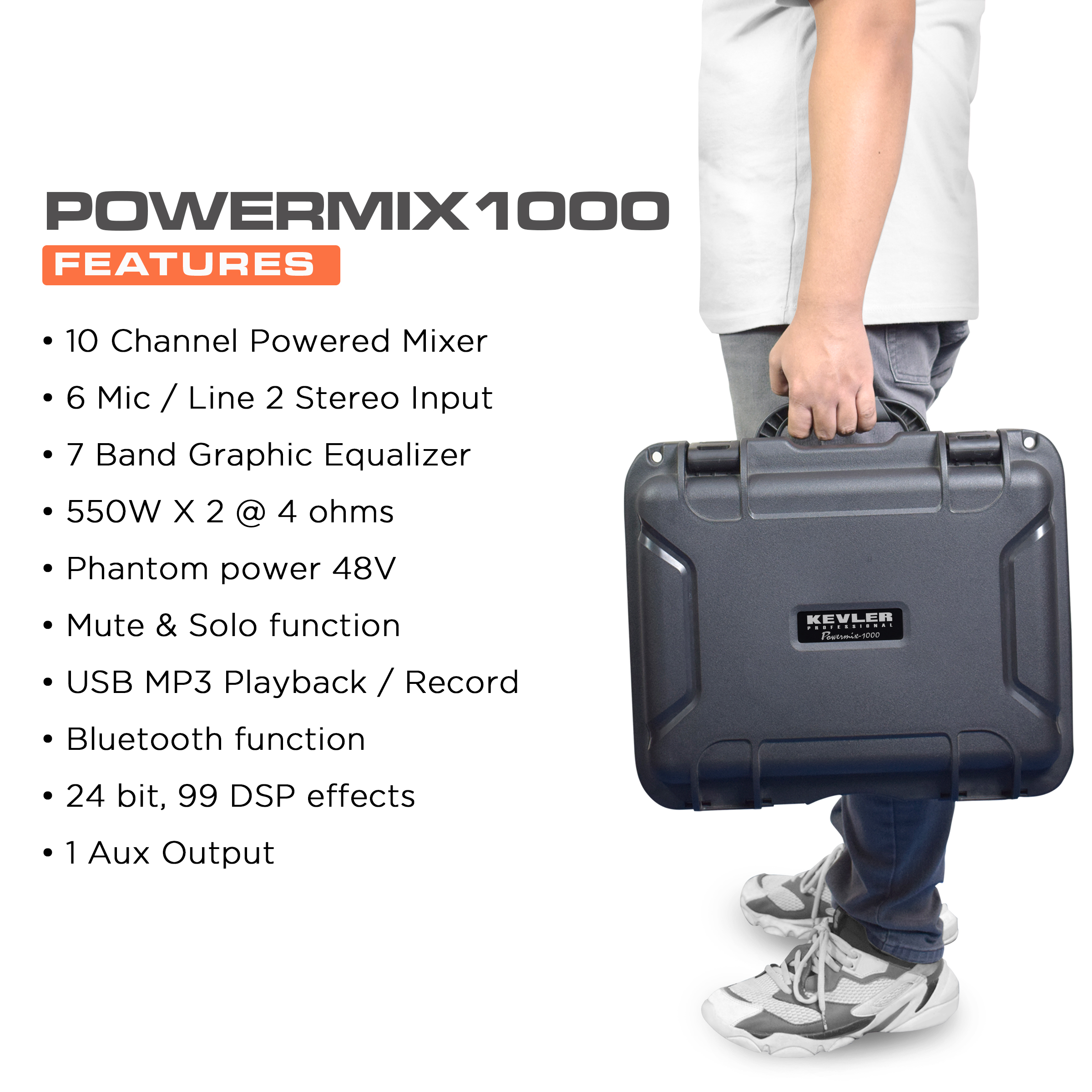 Original High Quality Professional Kevler POWERMIX 1000 Portable Power ...