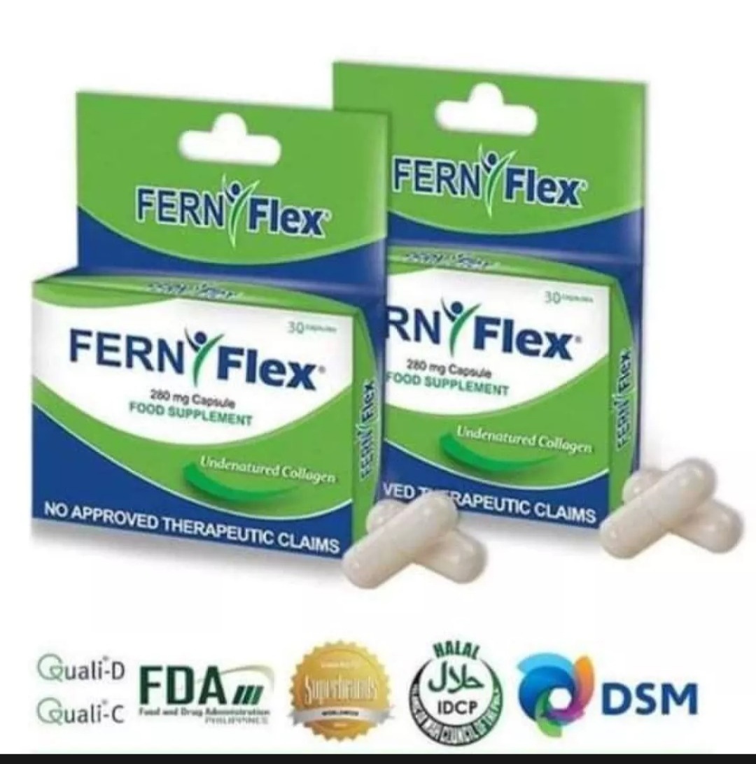 Fern Flex- 10s- Food Supplement (280 mg/Capsule) 10 Capsule/Box | Lazada PH