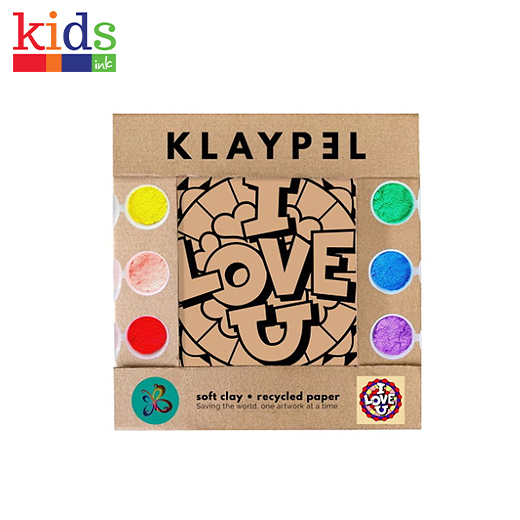 Klaypel Square Kit : I Love You (9x9 inches) - Kids Ink | Lazada PH