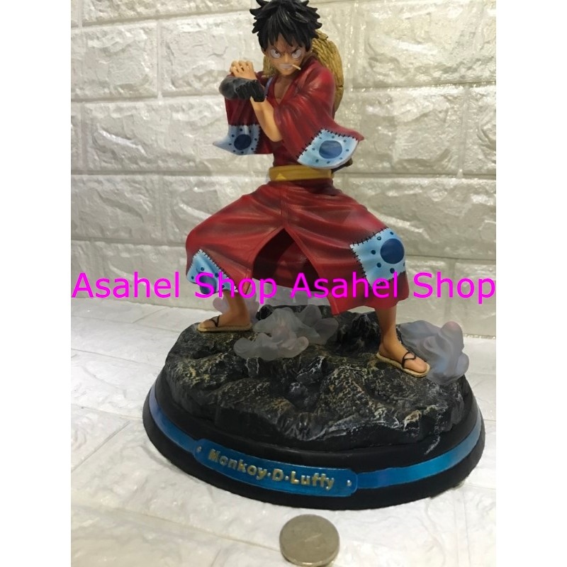 One piece Monkey D luffy roronoa Zoro Wano Kingdom arc Kimono Statue 27 ...