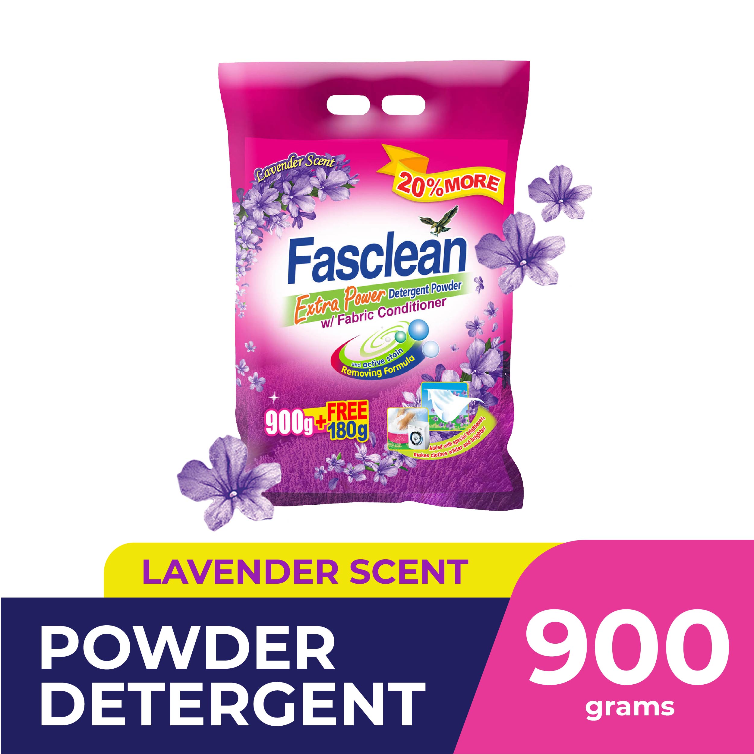 Fasclean Detergent with Fabcon 900g | Lazada PH