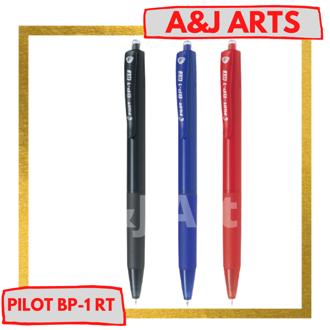 Pilot BP-1 RT Fine 0.7mm Retractable Ball Point Pen Black Blue Red Ink ...