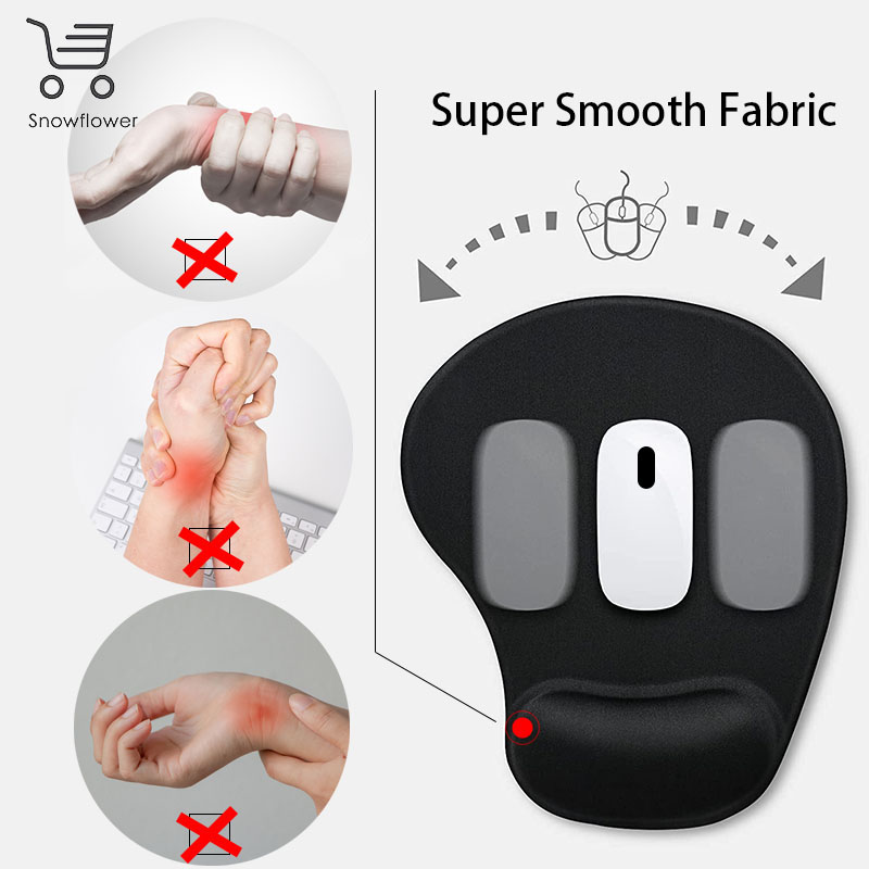 Gaming mouse pad Memory Cotton Soft Mouse Pad with Gel Wrist Support ...