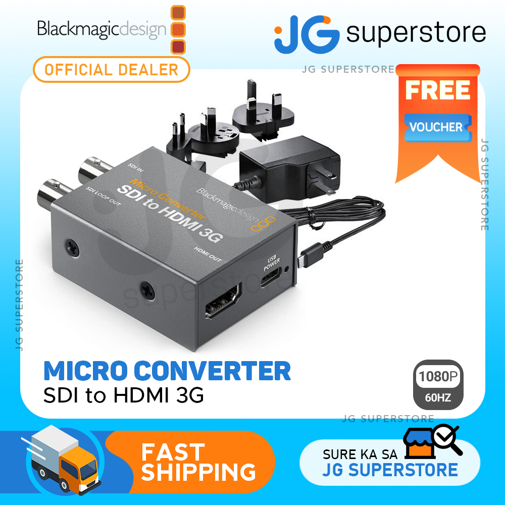 Blackmagic Design Micro Converter SDI to HDMI 3G with Power Supply DCI ...