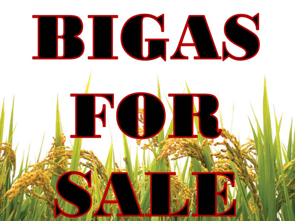 BIGAS FOR SALE LAMINATED SIGNAGE A4 SIZE | Lazada PH