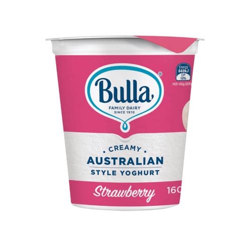 Bulla Australian Style Strawberry Yogurt (160g) | Lazada PH
