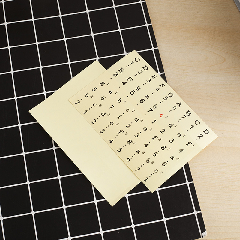 61 Key Keyboard Sticker Piano Sticker Keyboard Piano Sticker Beginner ...