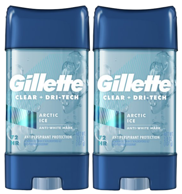 (Bundle of 2) Gillette Men's Antiperspirant Deodorant, Arctic Ice Clear Gel, 3.8 Oz | Lazada PH