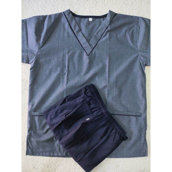 SCRUB SUIT SET ALL LARGE SIZE ONLY(TETORON FABRIC) by Shiela289 | Lazada PH