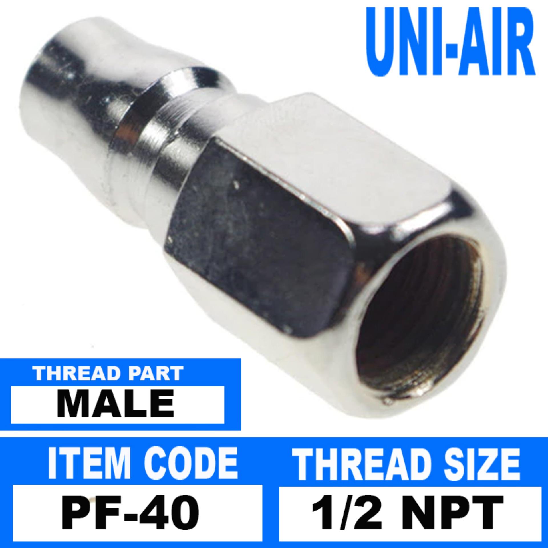 Uni-Air Pneumatic Fittings Air Hose Quick Release Coupler - Female ...