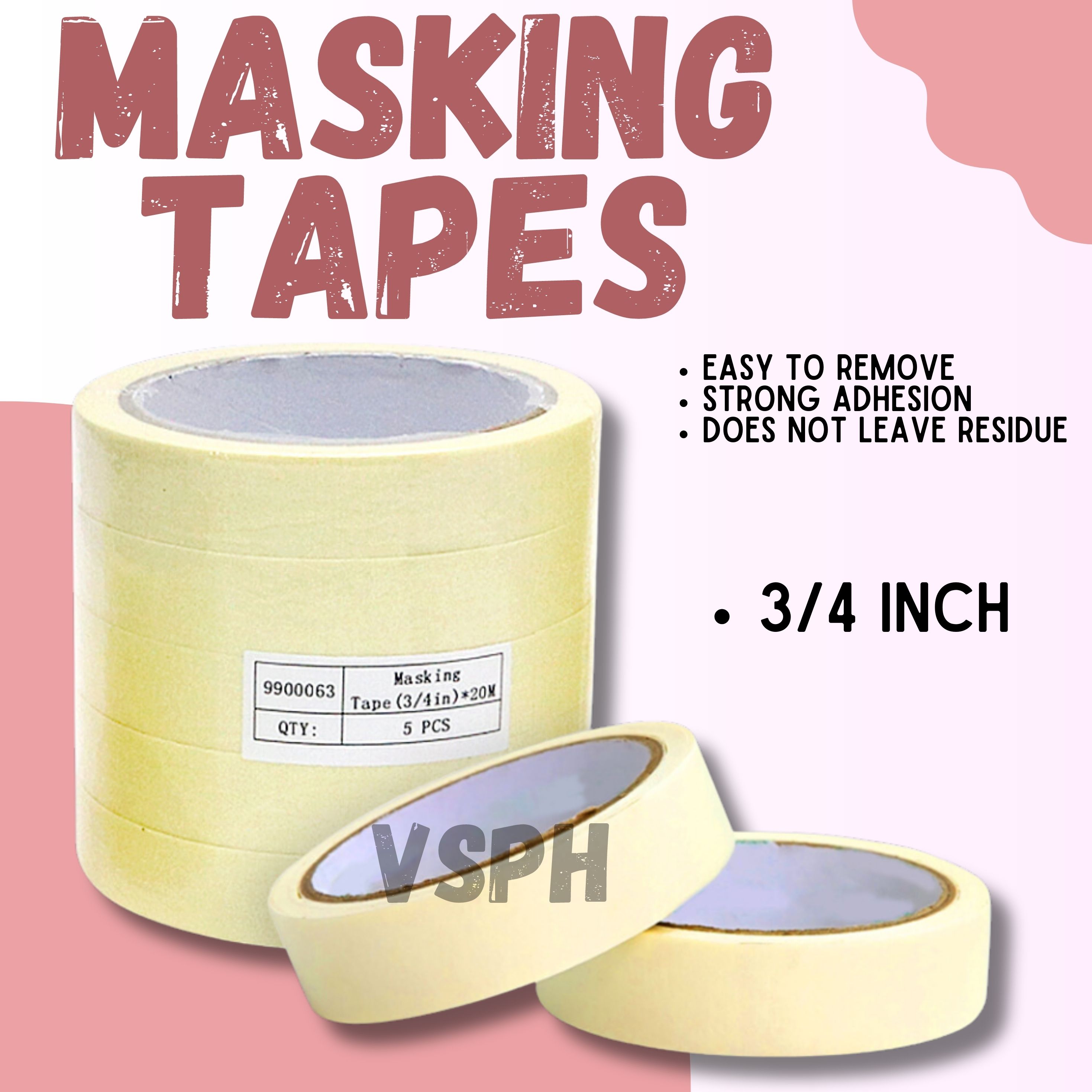 MASKING PACKAGING TAPE by VSPH | Lazada PH