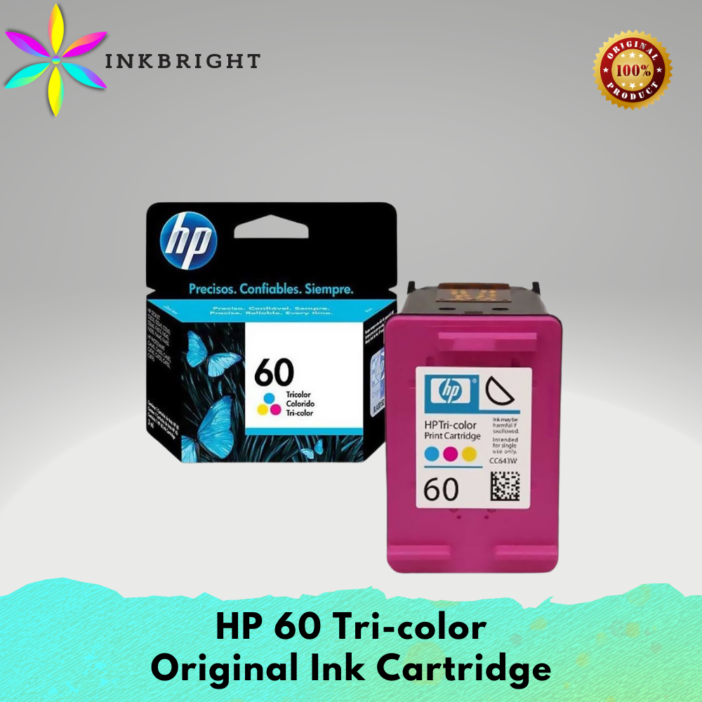 HP 60 Tri-color Original Cartridge (HP60C HP60 60C) | Lazada PH