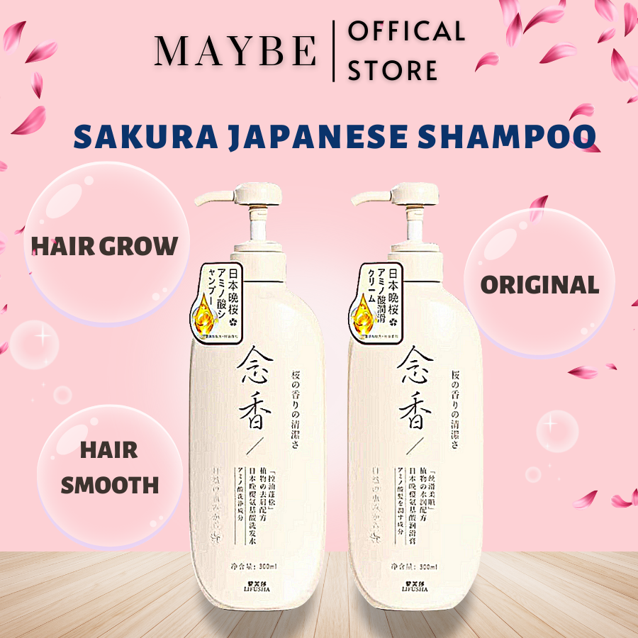 Japanese Sakura Shampoo Conditioner Hair Growth 400ml | Lazada PH