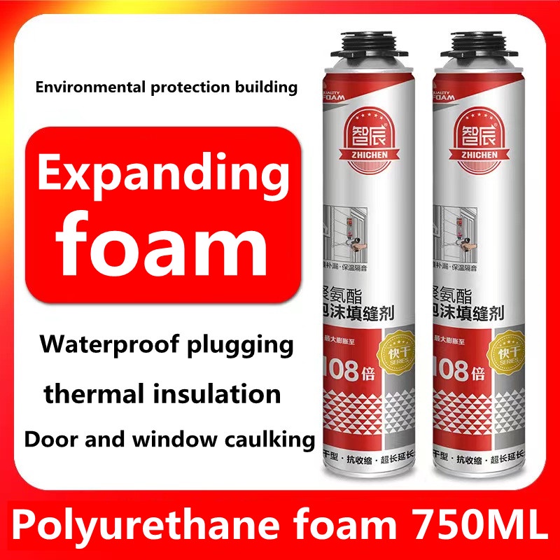 750ML Polyurethane Expanding Foam Spray sealant pu filler insulation wall COD | Lazada PH