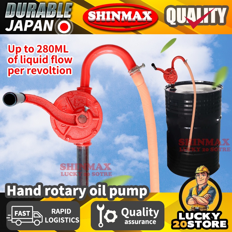 Manual Hand Pump Heavy Drum Rotary New Oil Fuel Barrel Heavy Duty Pump ...