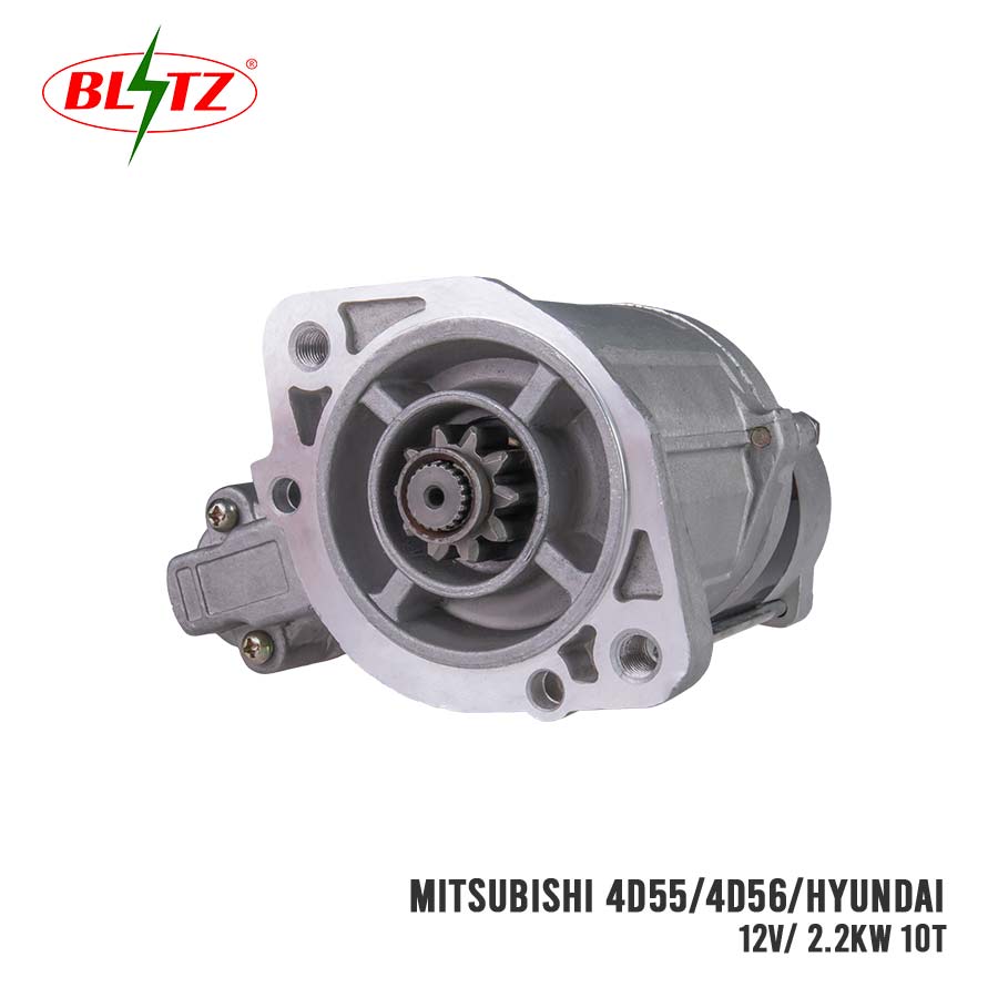 MITSUBISHI 4D55 4D56 HYUNDAI STARTER ASSEMBLY 12V 2.2KW (10 TEETH ...