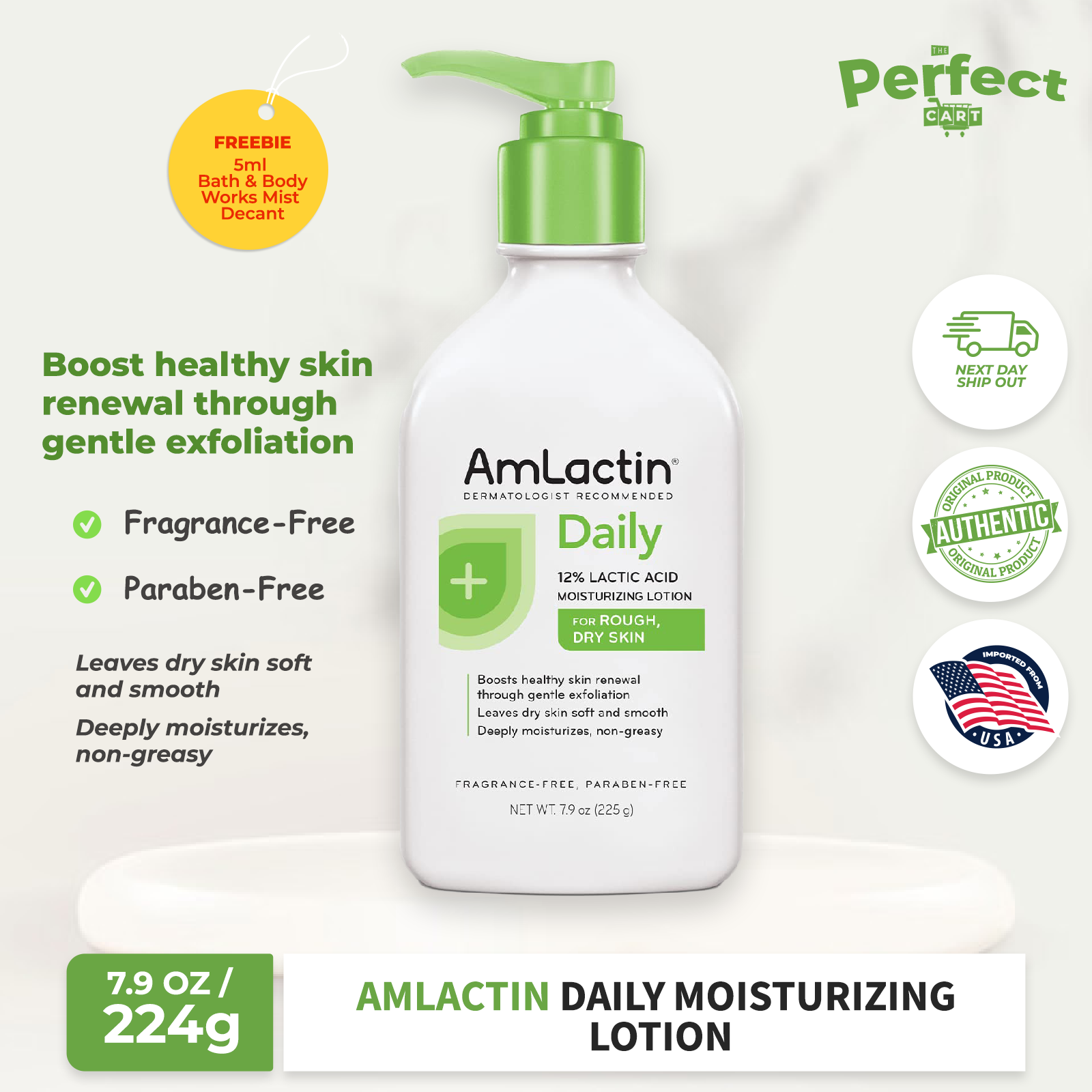 AmLactin Daily Moisturizing Body Lotion (7.9 oz/14.1 oz) | Lazada PH