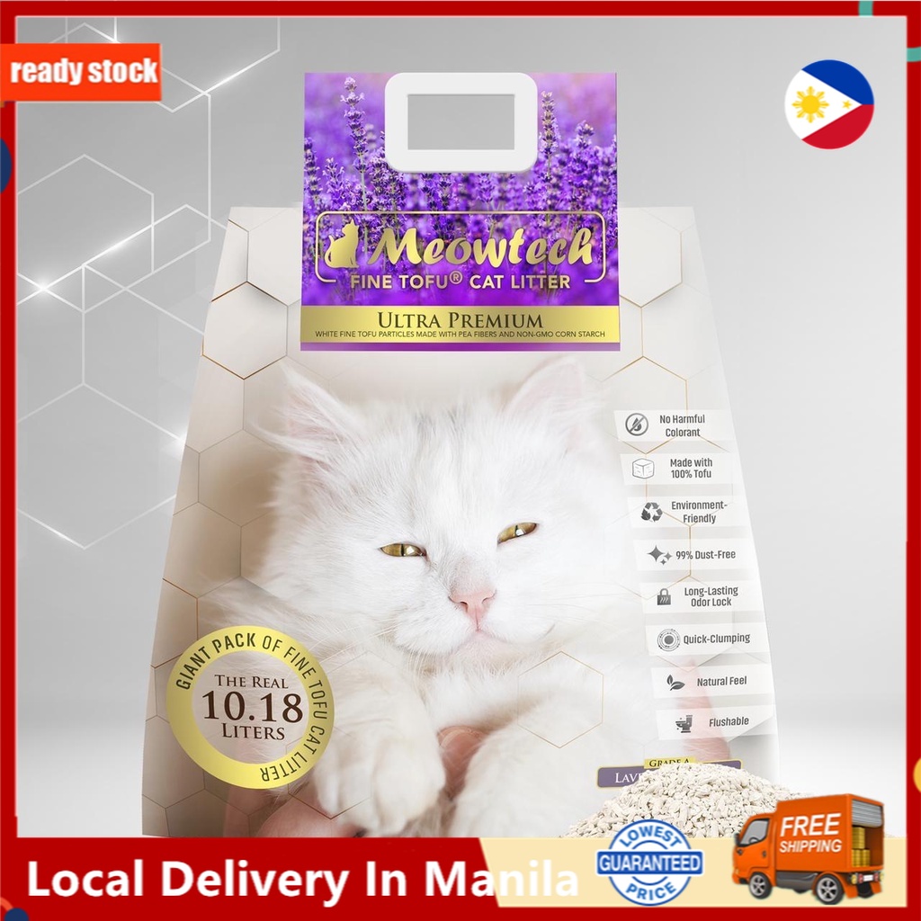 Ready Stock TOFU Meowtech Ultra Premium Fine TOFU Clumping Cat Litter ...