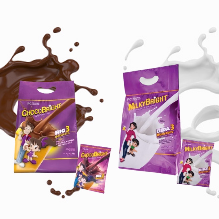 Milky Bright Powdered Milk Drink (energy booster, Milk, Choco, For kids ...