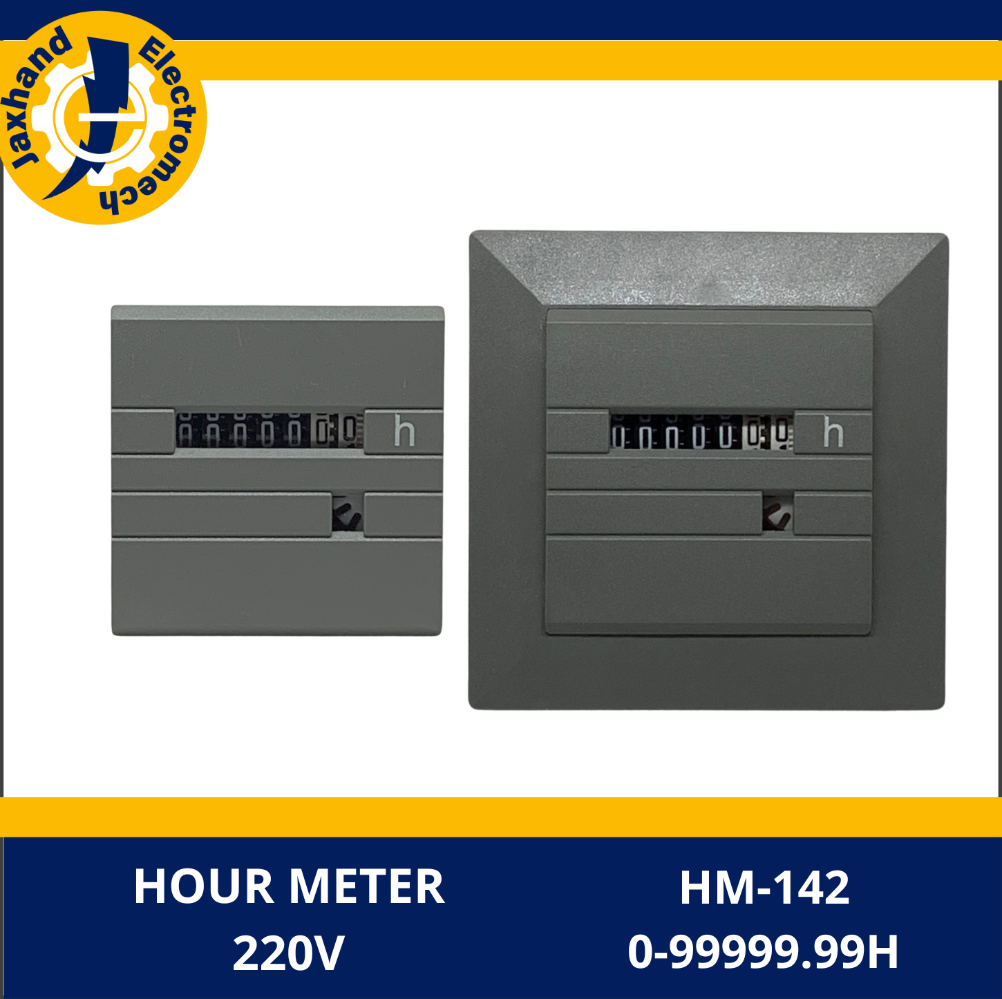 Hour Meter 0 - 99999.99 Hours, 220VAC 60Hz Model: HM-142 | Lazada PH