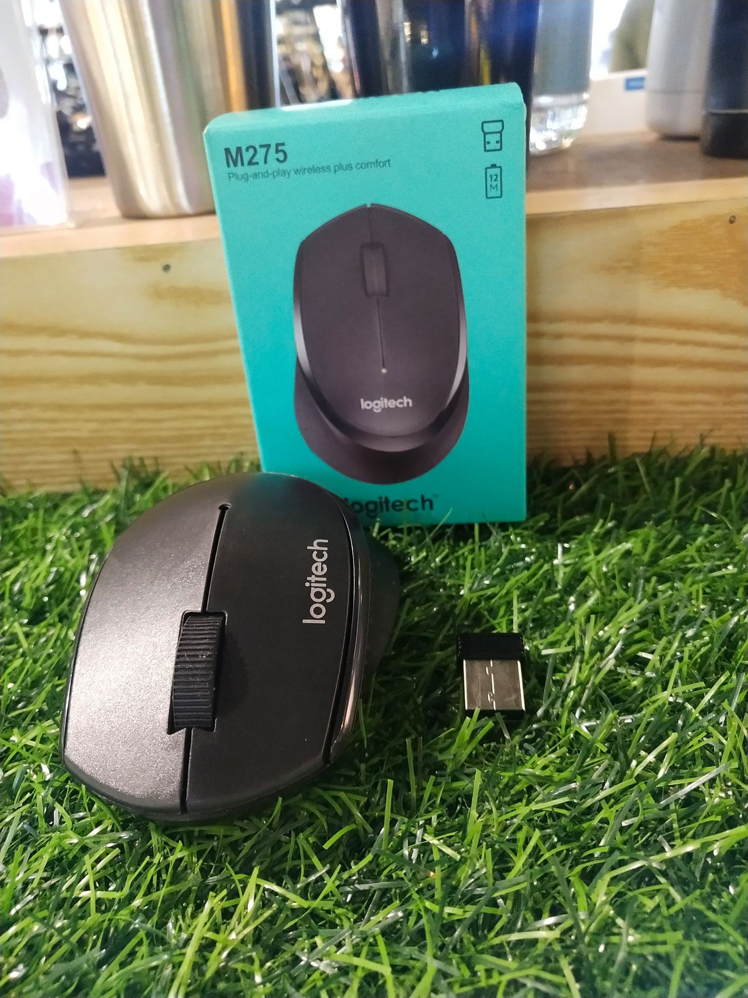 Logitech M275 Silent Plus Wireless Mouse 2.4GHz USB Optical Mice ...