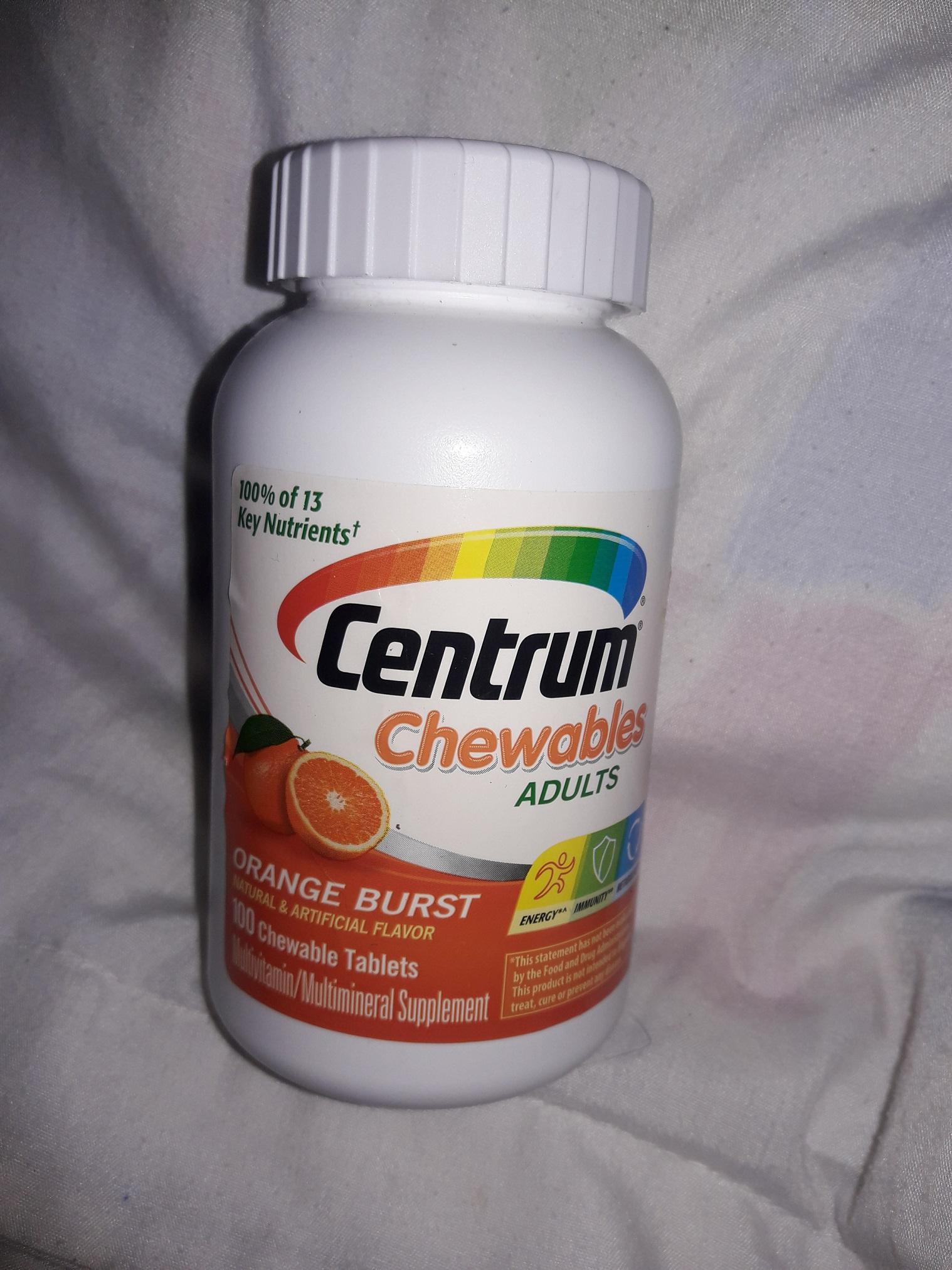CENTRUM CHEWABLES ADULTS 100 NTABS | Lazada PH