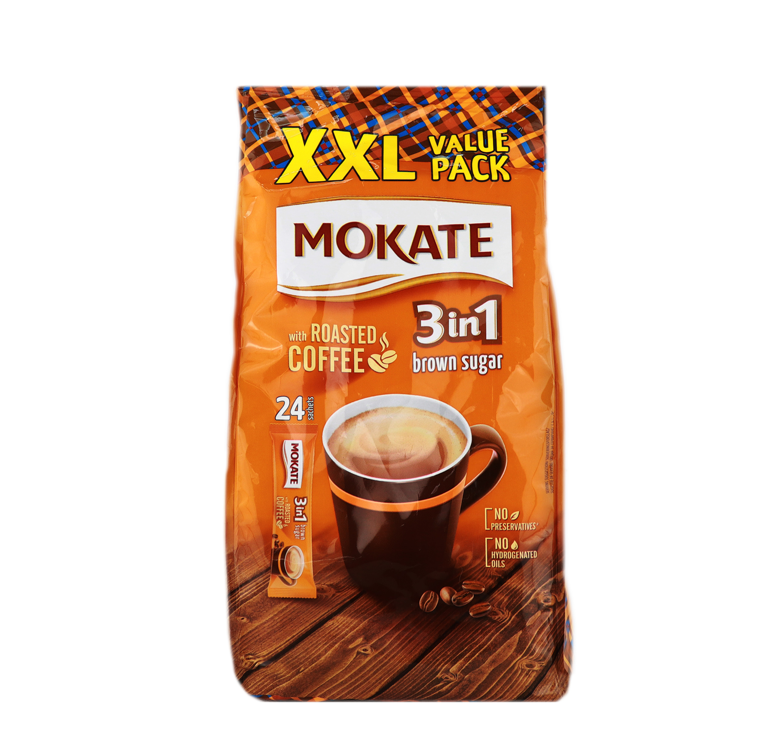 Mokate 3-in-1 Brown Sugar w/ Roasted Coffee XXL (24 sachets) | Lazada PH