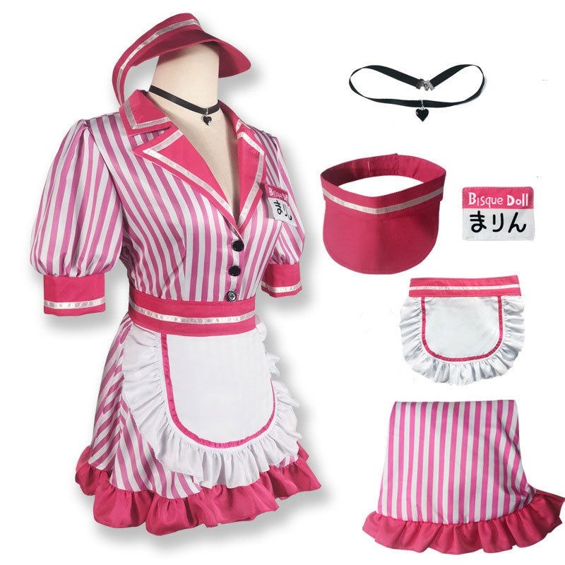 Anime My Dress-Up Darling Kitagawa Marin Maid Cosplay Costumes | Lazada PH