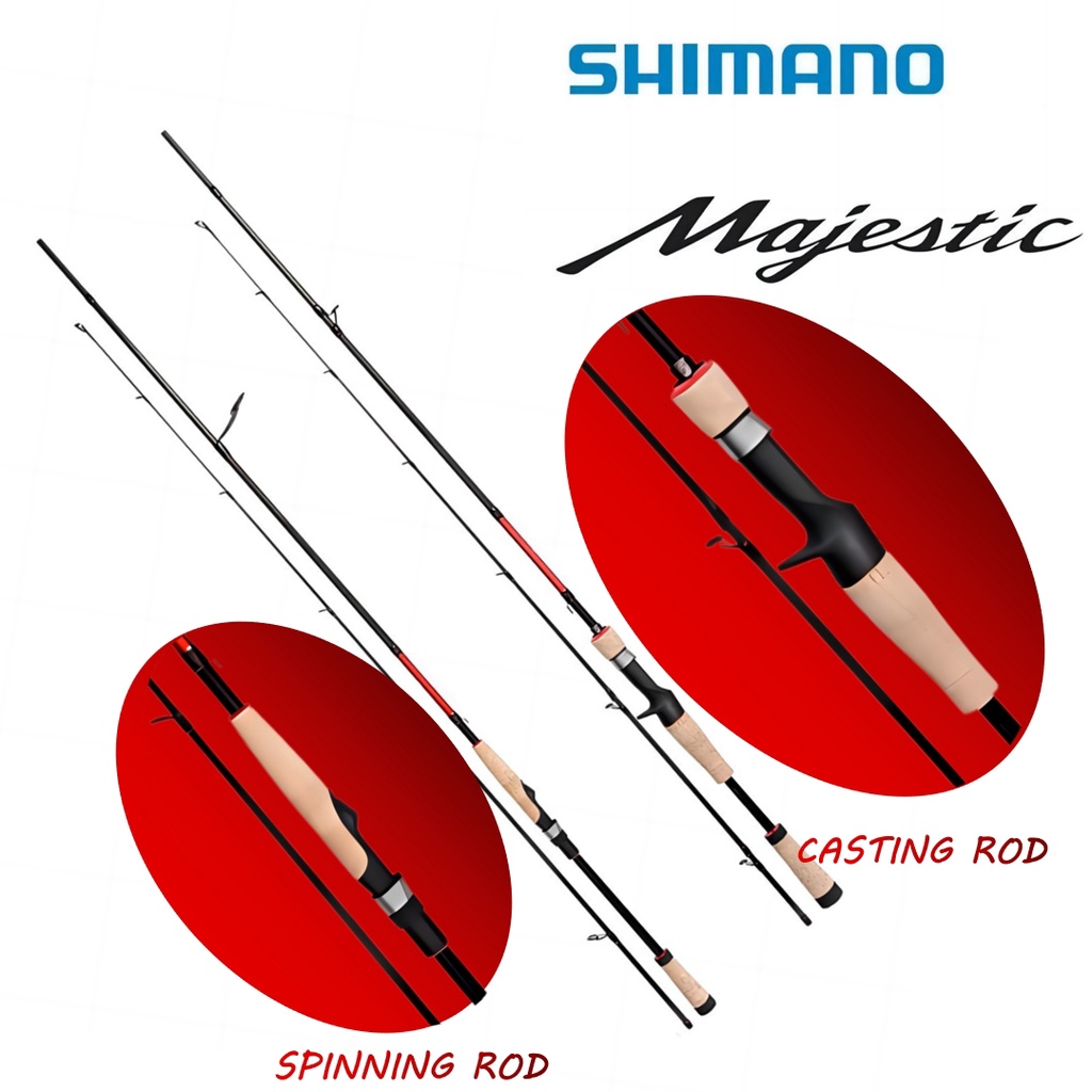 Shimano Majestic 2020 And 2022 Majestic XT Fishing rod Lure rod Spinning Rod Casting Rod ML ...