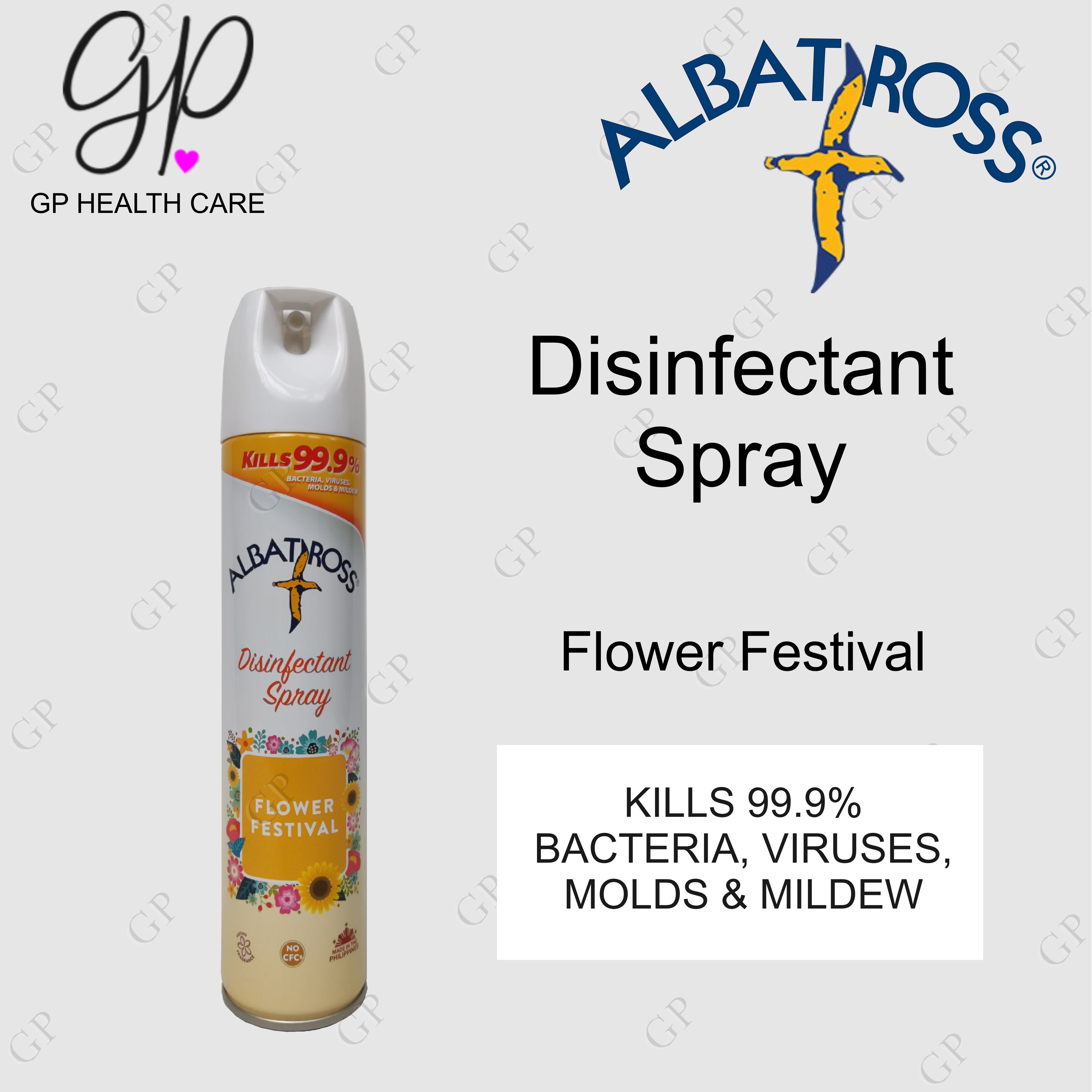 ALBATROSS Disinfectant Spray (Flower Festival / Clean Breeze)- GP ...