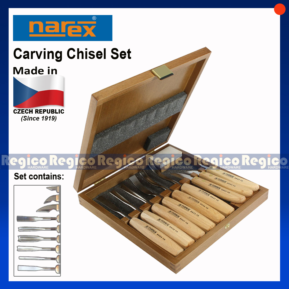Narex Carving Chisel Set (#8948) Regico Hardware | Lazada PH