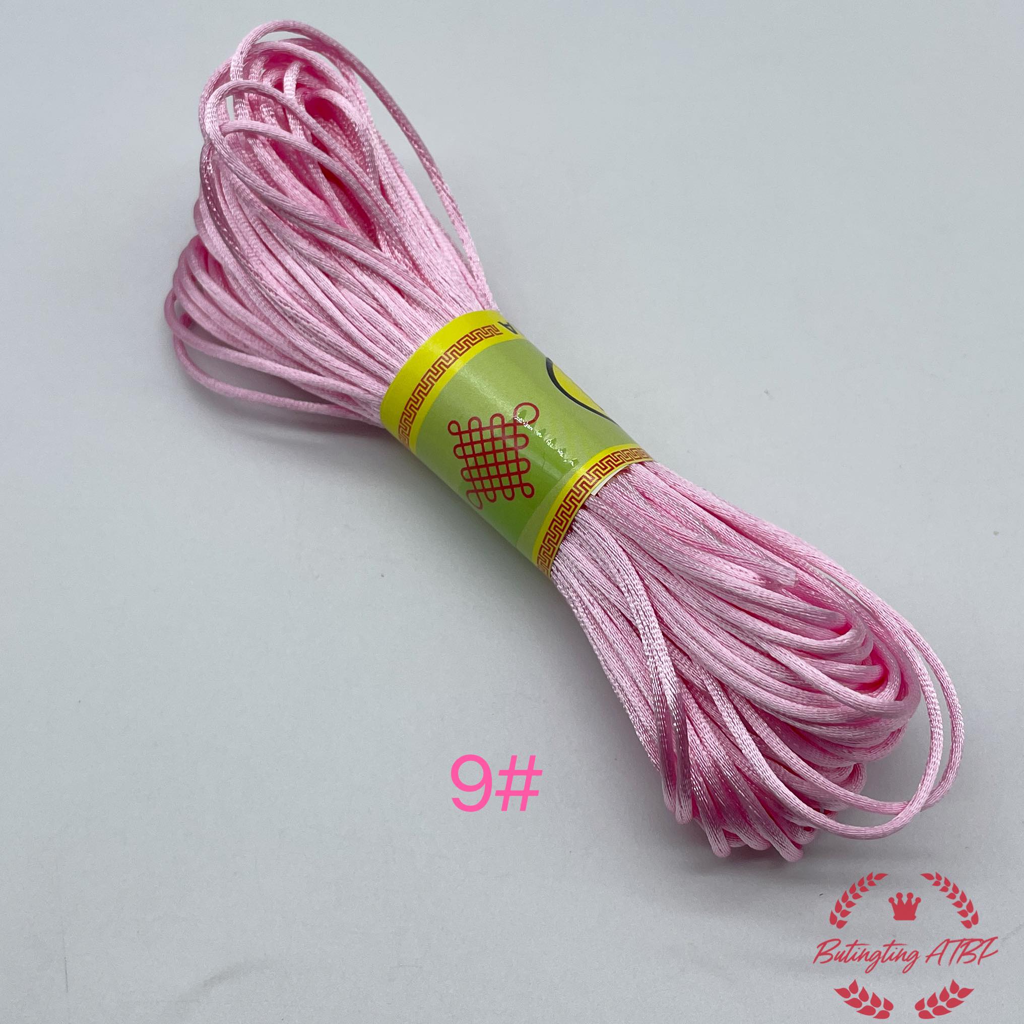 20 mete/ bundle 1.5mm Polyester Braided Long Rope DIY Chinese Knot ...