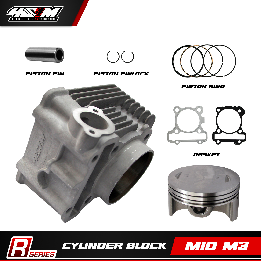 4S1M Cylinder Block For Mio M3/Mio Soul I 125 Forge Sleeve With Casting ...
