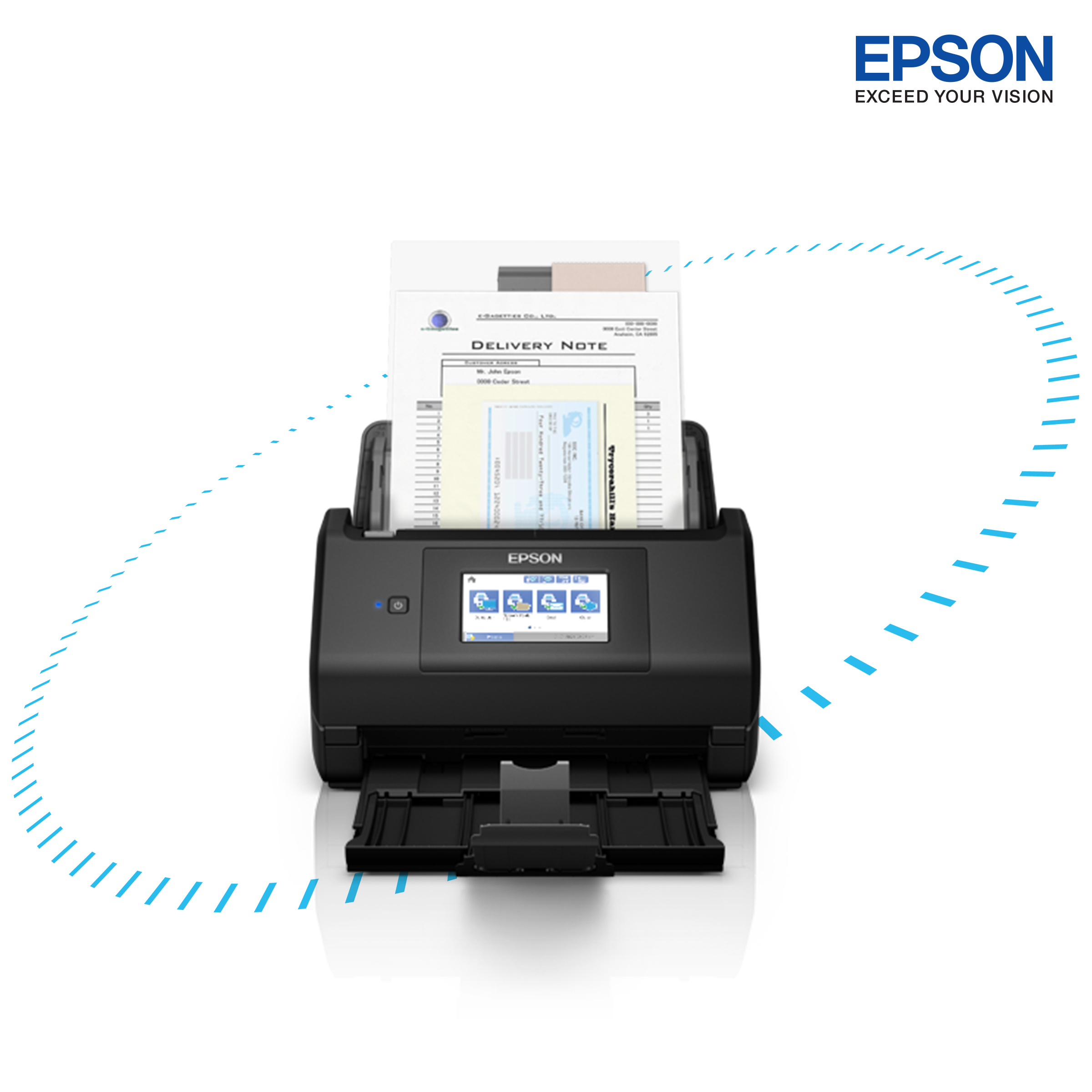 Epson WorkForce ES-580W A4 Duplex Sheet-fed Document Scanner | Lazada PH