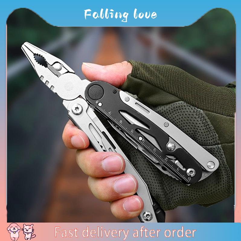 Detachable scissors pliers Folding tool pliers Multi-purpose network ...