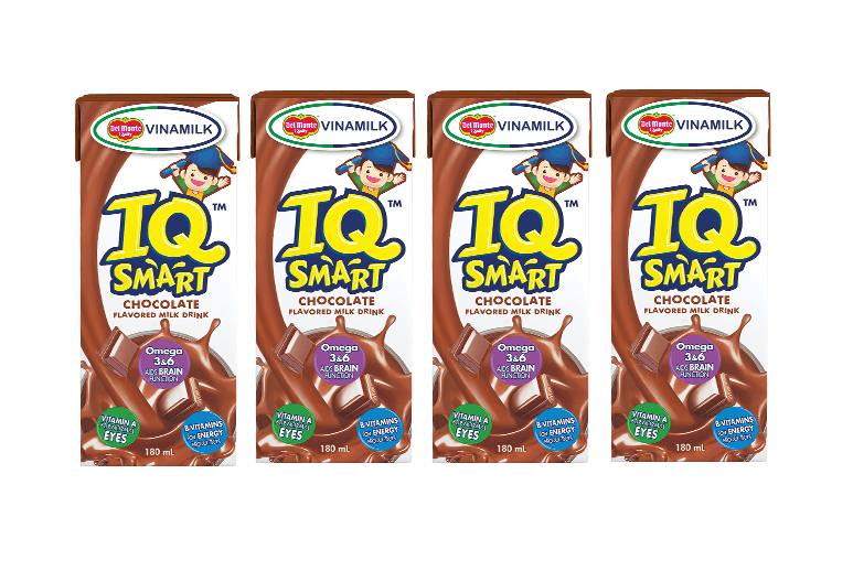 Del Monte Vinamilk IQ Smart Chocolate Flavored Milk Drink 180ml - Pack ...