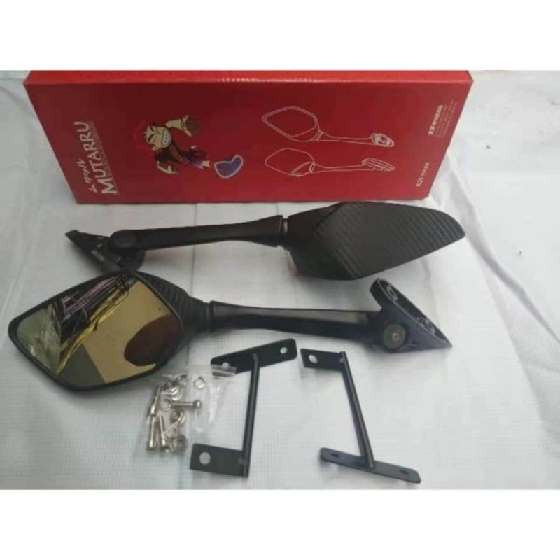 Mutarru R25 side mirror Short/Medium/Long stem for nmax (Walang Grado ...