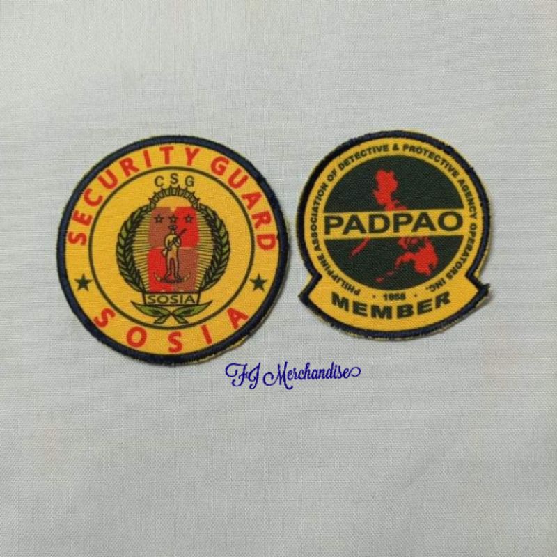 Set Sosia and Padpao Printed Patches White and or Yellow | Lazada PH