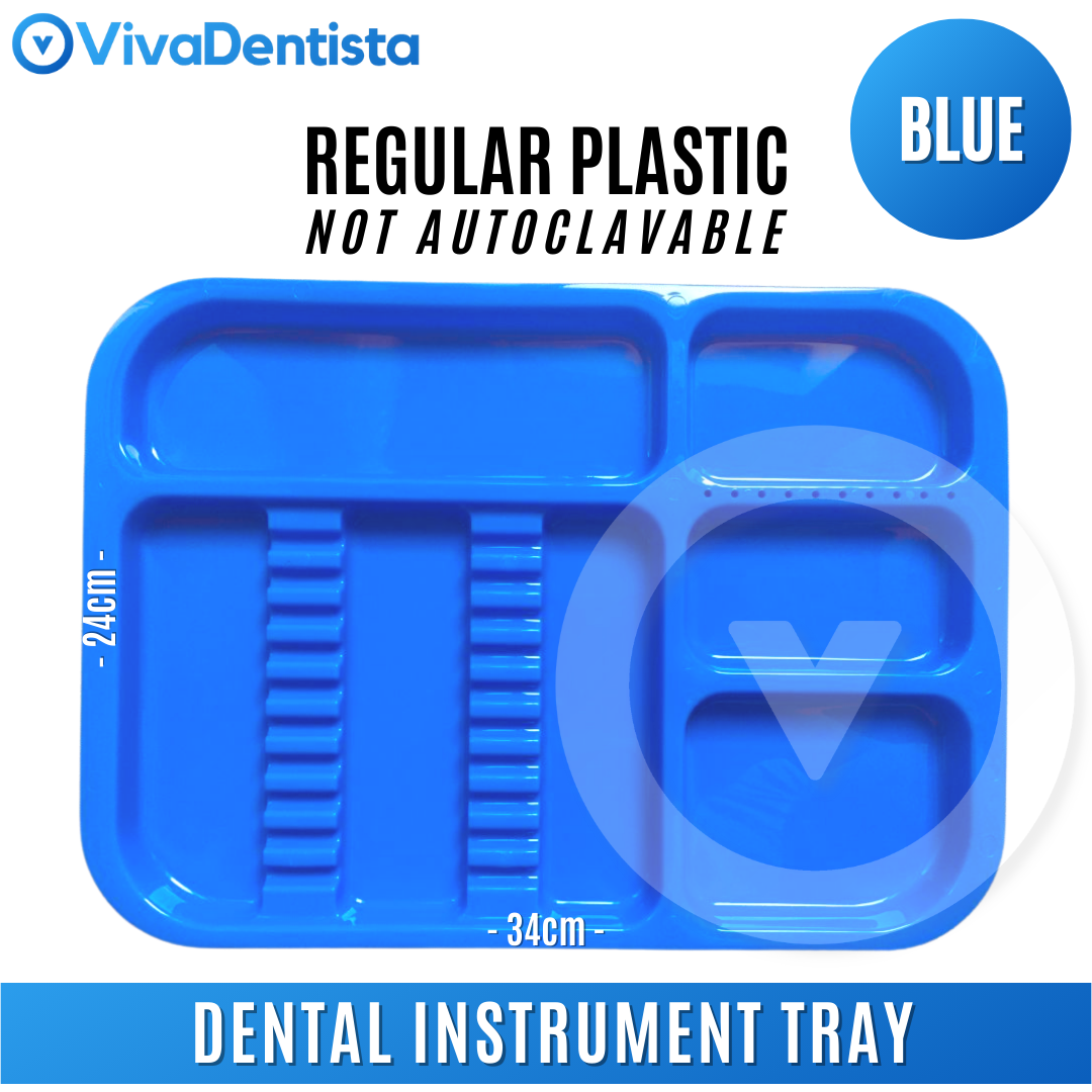 Dental Instrument Tray with Divider Plastic Autoclavable Medical Grade ...